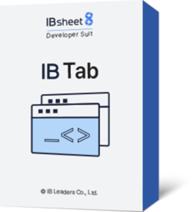 IB Tab – IBsheet8
